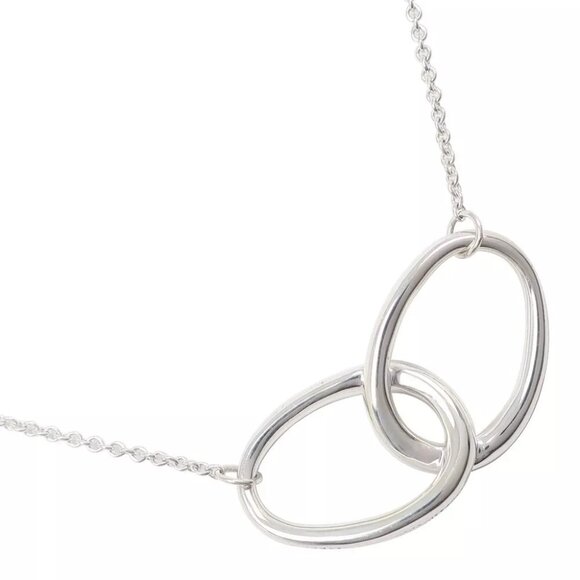 Tiffany & Co. | Jewelry | Tiffanyco Double Loop Necklace Elsa Peretti Silver925 82g Women | Poshmark